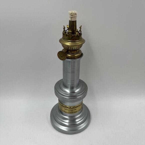 Other | Rare Vintage French Pump Oil Lamp Circa 180 Brass Light ...